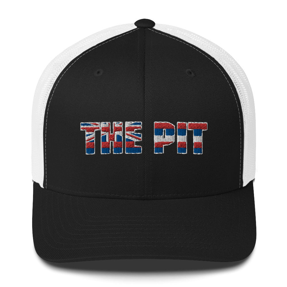PIT Embroidered Snapback Hat - Hawaiian Flag – PIT MONSTER APPAREL